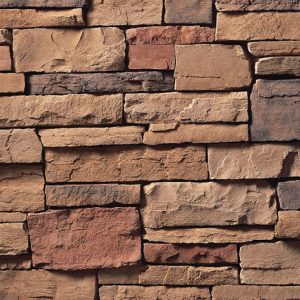 Cultured Stone Country Ledgestone Red Rock Stone Veneer - The Brickyard
